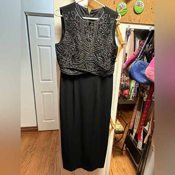 Carole Little | Dresses | Vintage Black Cocktail Dress Caroline Little ...